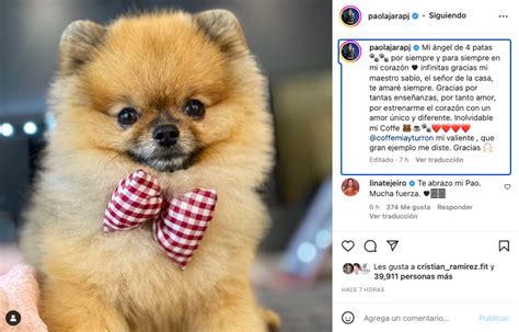 Paola Jara Está De Luto Y Envió Sentido Mensaje Infobae