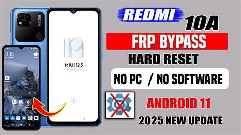 Redmi A Hard Reset FRP Unlock Android Bypass Google Account Without Pc Unlock