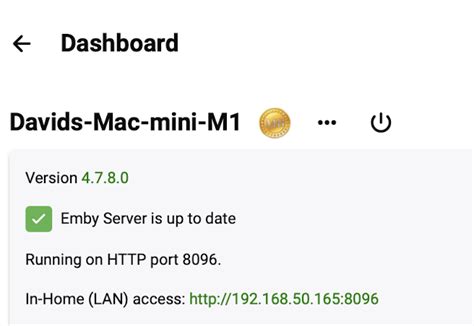 customising homepage macos emby community