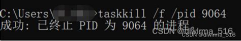 windows通过命令行强制关闭进程 windows停止进程命令 csdn博客
