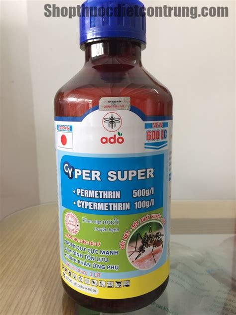 Cyper Super 600ec Thuốc Diệt Muỗi Knockout Hạ Gục Nhanh