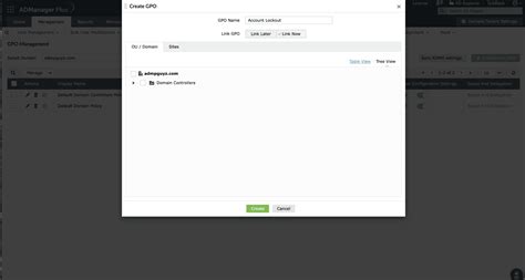 Gpo Creation Manageengine Admanager Plus