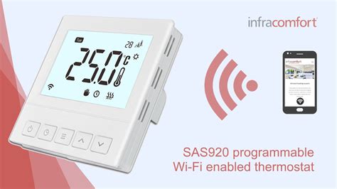 Smart User Friendly Wi Fi Thermostat Infracomfort NZ