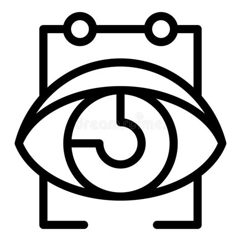 Eye Tracking System Monitoring User Attention Span Stock Vector