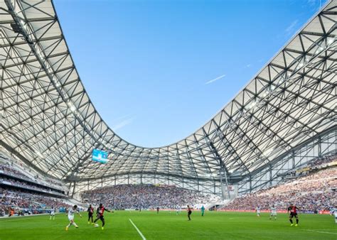 Scau Adds Undulating Roof To Marseille Football Stadium