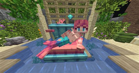 Rule 34 Blocky Body Blue Eyes Female Female Only Girl Mermaid Mermaid Girl Mermaid Tail