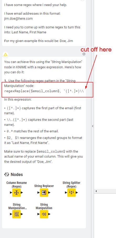 K Ai Suffers From Limited Space Sidebar Not Resizable Implemented