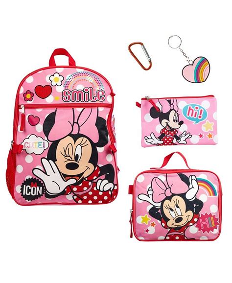 Mickey Mouse Girls Minnie Mouse 5 Pc Backpack Set Macys