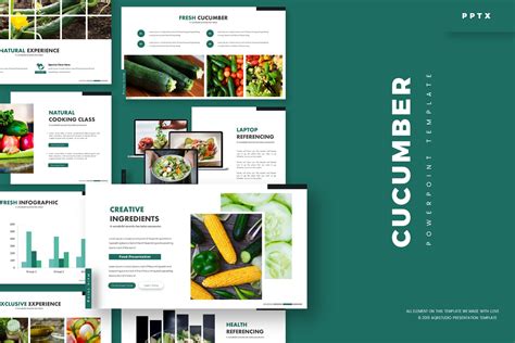 Cucumber Powerpoint Template Presentation Templates ~ Creative Market