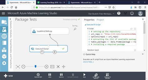 Loading New R Packages Into Azureml Learning Tree