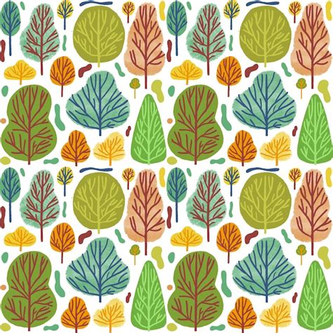 손으로 그린 추상 회화 패턴 디자인 프리미엄 벡터