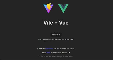 Vue Vue Vite 프로젝트 시작하기