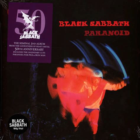 Black Sabbath Paranoid Vinyl Lp 1970 Eu Reissue Hhv