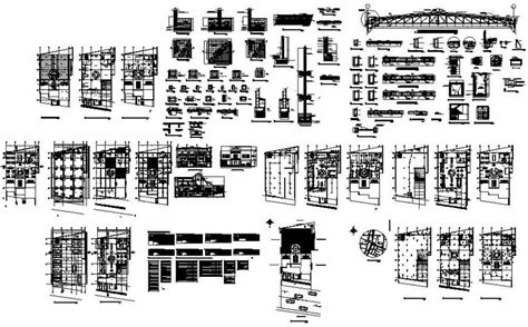 RCC Structural Block And Construction Plan AutoCAD Drawing