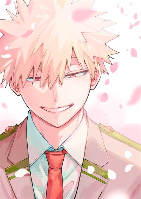 Safebooru 1boy Absurdres Bakugou Katsuki Bell Anko Blonde Hair Boku