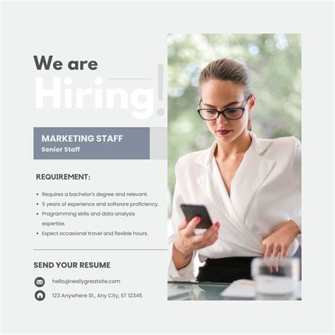 free customizable linkedin hiring post templates canva