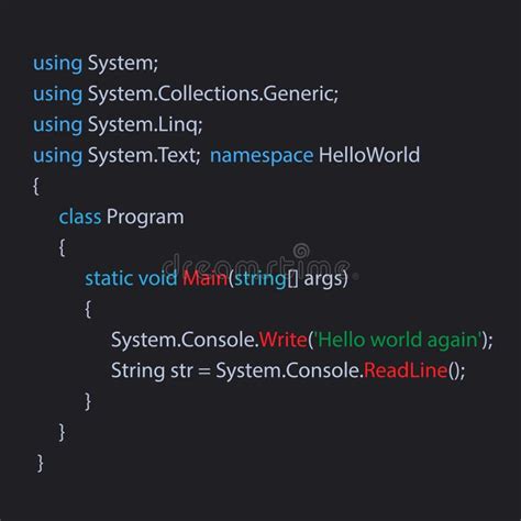 Texte Pointu De Code C Ordinateur Intégrant Le Concept Dans Le Logiciel De Vecteur Leçon De L
