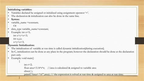 Basics Of C Lecture 2 16097 Pptx
