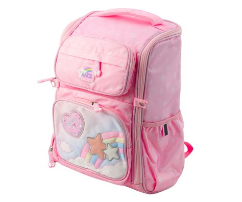 Koolikott ükssarvikuga Ja Rinnarihmaga Roosa 20l 22014