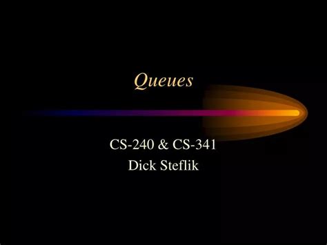 Ppt Queues Powerpoint Presentation Free Download Id3896007