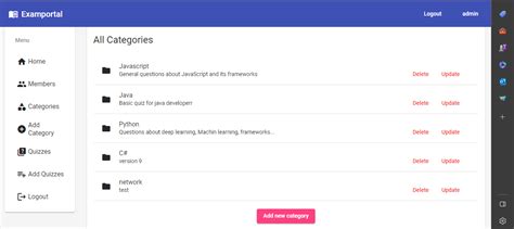 github sinamoghtaderfar online exam front about front end project