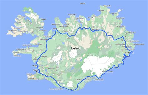 Iceland Ring Road Map Best Attractions Along The Ring Road Firefly