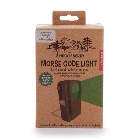 Huckleberry Morse Code Light Girl Scout Shop