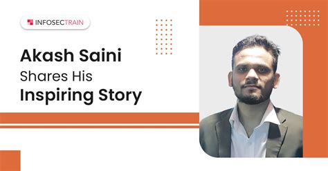 Prabh Nair Linkedin‘de Infosectrains Akash Saini Shares His Inspiring