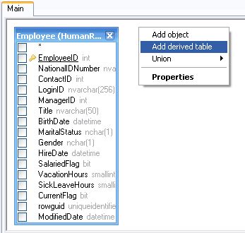Working With Derived Tables In Active Query Builder User S Guide