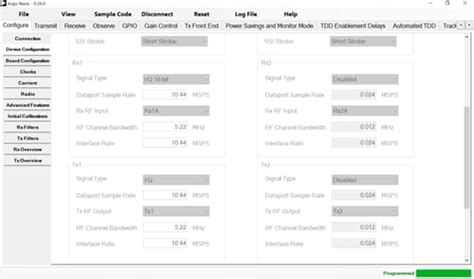 Programming ADRV With Argo Navis Q A TES GUI Software Support ADRV