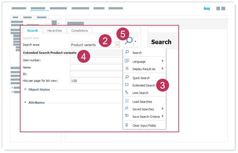 find variants using the extended search knauf tutorials
