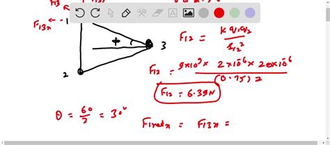 Solved In Fig 21 14 A Particles 1 And 2 Have Charge 20 0 μc Each And