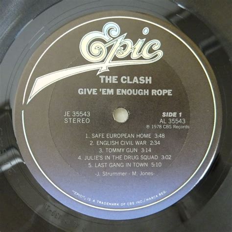 Yahooオークション 20003112 【us盤】the Clash Give Em Enough
