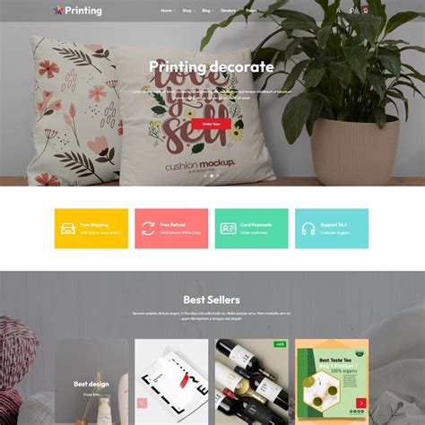 Printing ¨c Elementor Print Shop Wordpress Theme