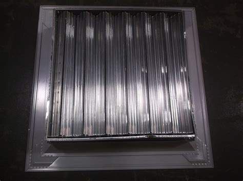 14 X 14 Aluminum White Modular Core Diffuser 4 Way W Obd Surplus City Liquidators