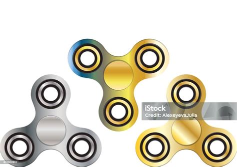 스피너의 집합입니다 원활한 회전 패턴 플랫 스타일 벡터 일러스트 레이 션 Theatrical Performance에 대한 스톡 벡터 아트 및 기타 이미지