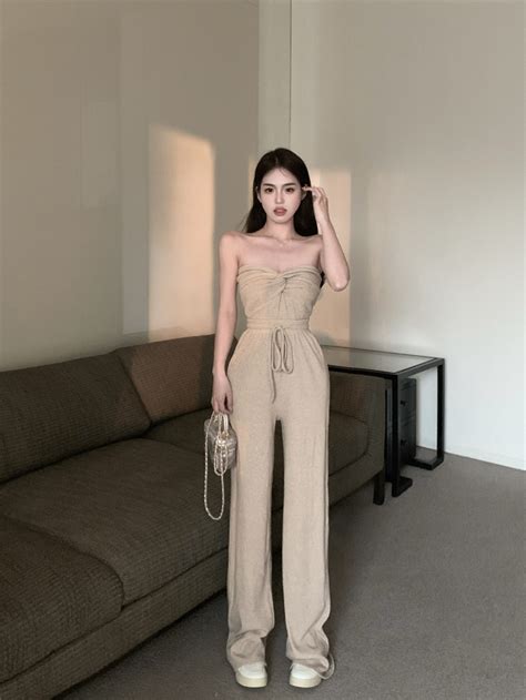 pc SET 드레이프 꼬임 튜브탑 트레이닝 SET