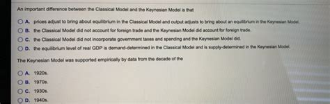 solved an important difference between the classical model