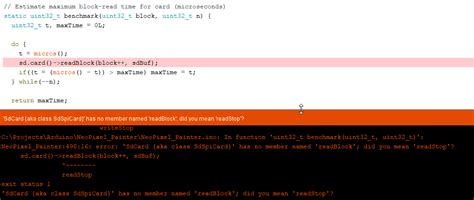Compile Error With Sdfat R Arduino