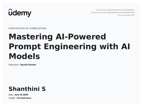 shanthini s on linkedin ai promptengineering udemycourse aimodels knowledgesharing