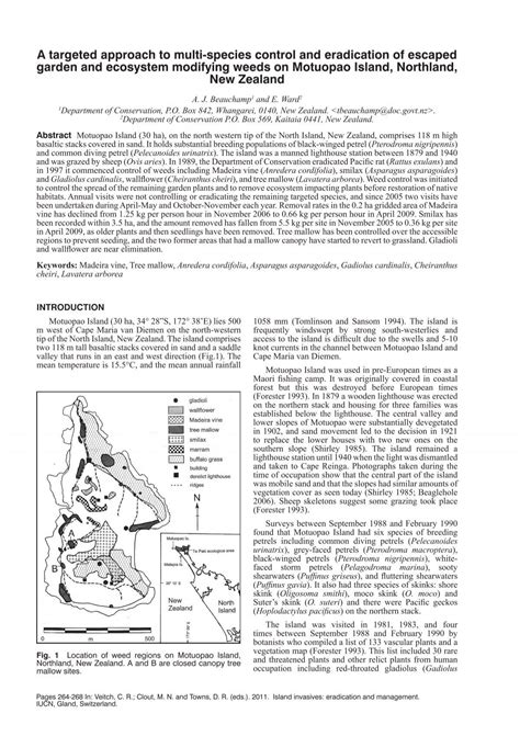 A Targeted Approach To Multi Species Control And Eradication Issg