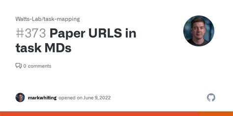 Paper Urls In Task Mds · Issue 373 · Watts Labtask Mapping · Github