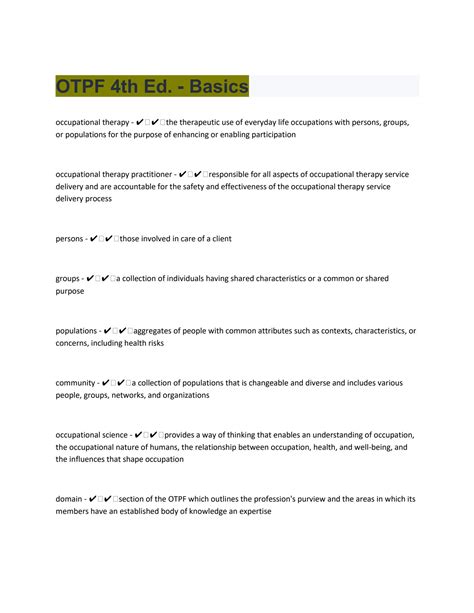 Solution Otpf 4th Ed Studypool
