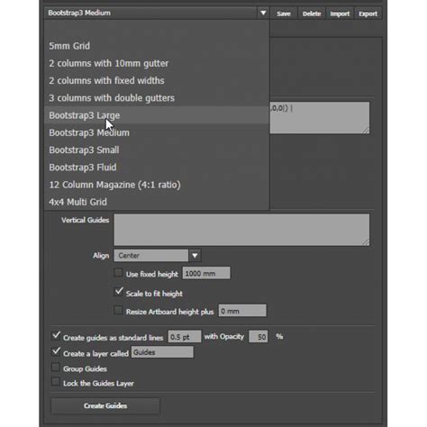 Guides PowerScript For Adobe Illustrator