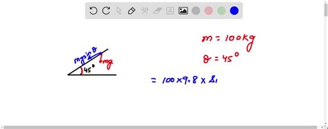 Solved As Shown A Force Of 20 Newtons Acts Straight Down On An Object