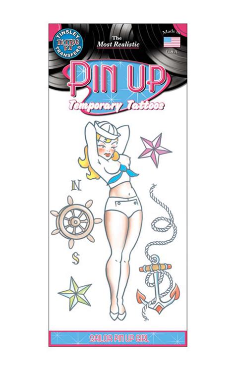 Sailor Pin Up Tattoos One Size Pin Up Girl Tattoo Pin Up Tattoos