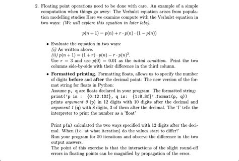 2 Floating Point Operations Need To Be Done With