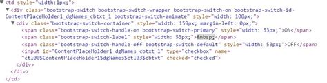 Javascript Bootstrap Switch In Datagrid Stack Overflow