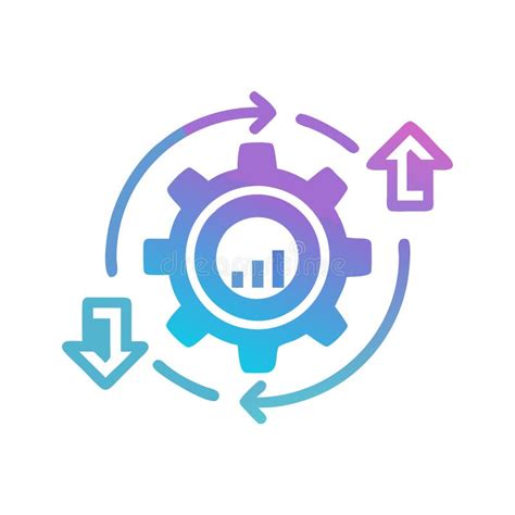 Visual Representation Of Operational Efficiency Stock Vector