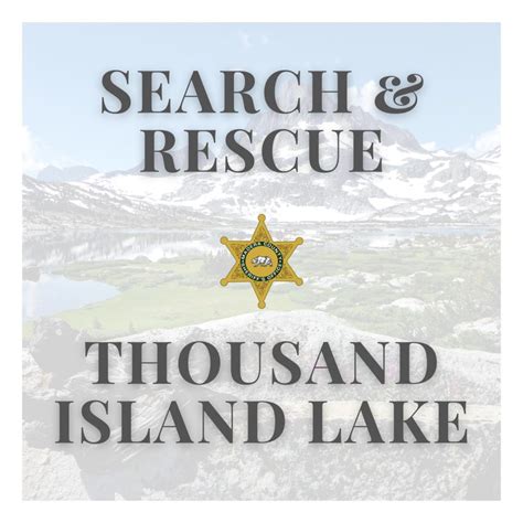 Teen Fatality At Thousand Island Lake Sierra News Online